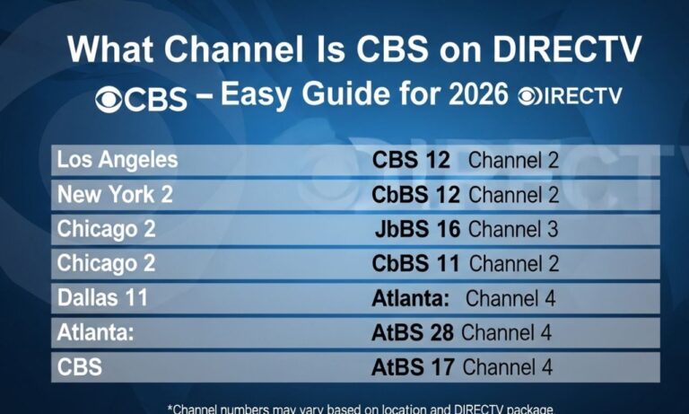 What Channel Is CBS on DIRECTV – Easy Guide for 2026